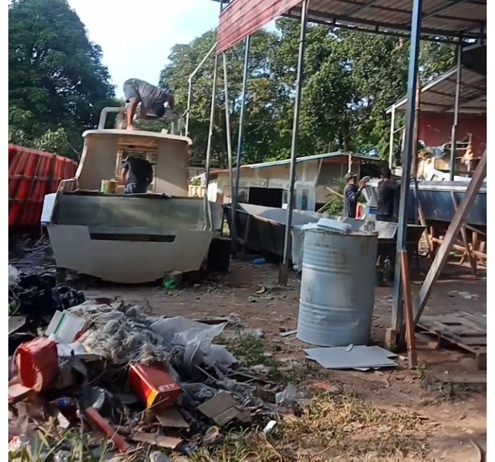 Tiga Galangan Kapal Fiber di Tanjung Riau Diduga Tak Kantongi Izin ...